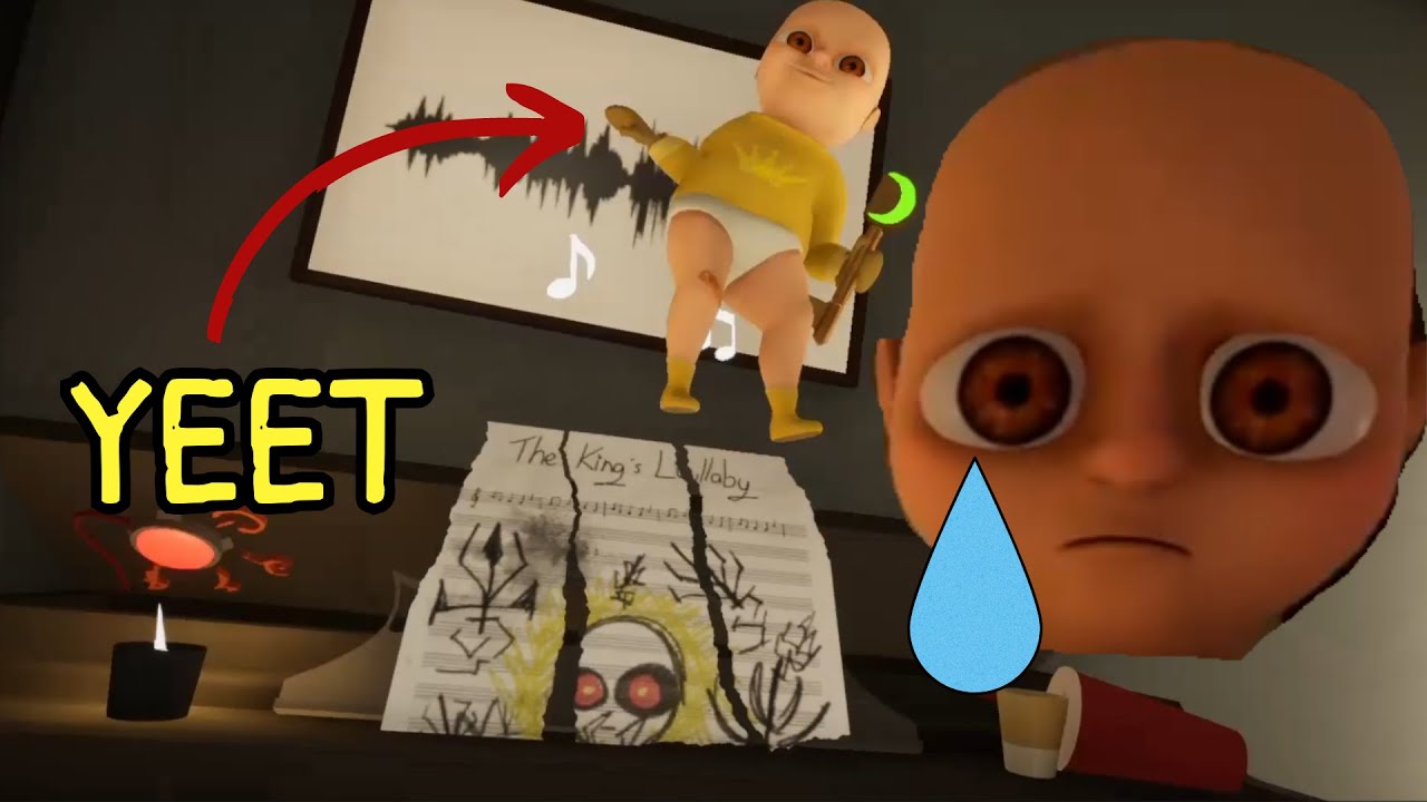 I YEETED the Baby in Yellow and he CRIED! - YouTube