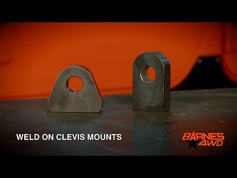 Heavy Duty Weld on Clevis Mounts - YouTube