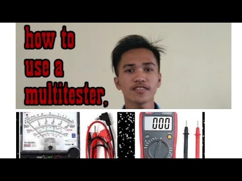 Multitester(parts and its uses)| proper way of measuring voltages ...
