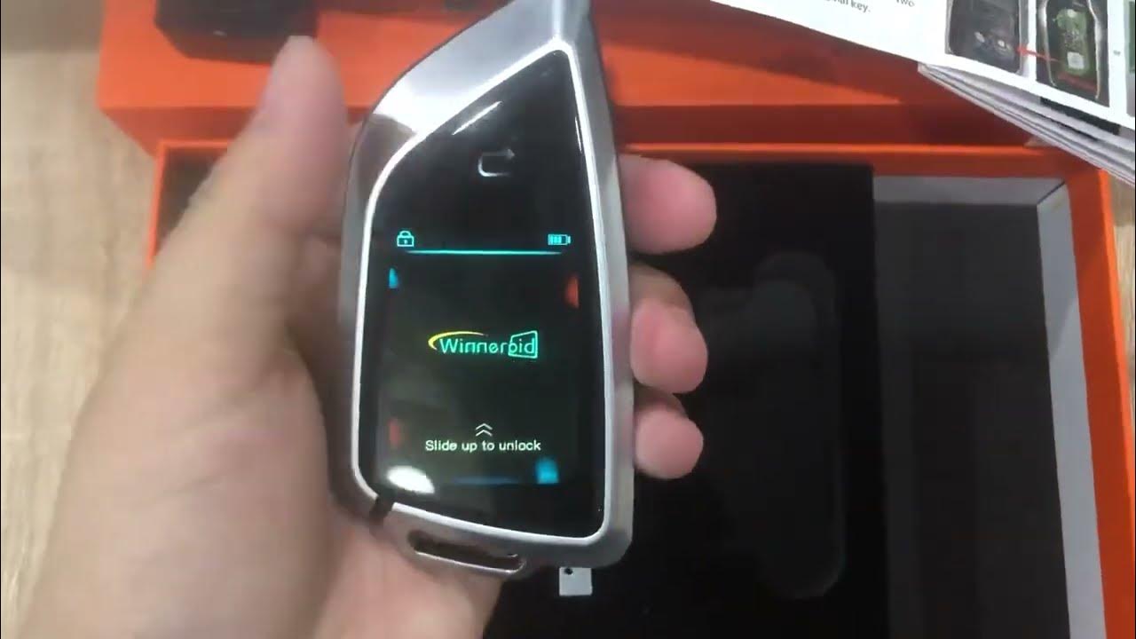 Universal Smart LCD Key With Blade - YouTube