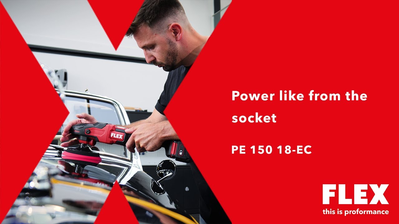 FLEX PE 150 18-EC – Cordless Power for Maximum Removal Efficiency - YouTube
