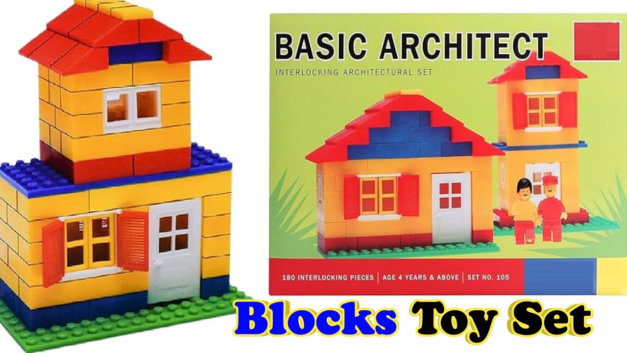 Basic Architect Block Toy Set Unboxing | Blocks Toys | Blocks | Kid ...