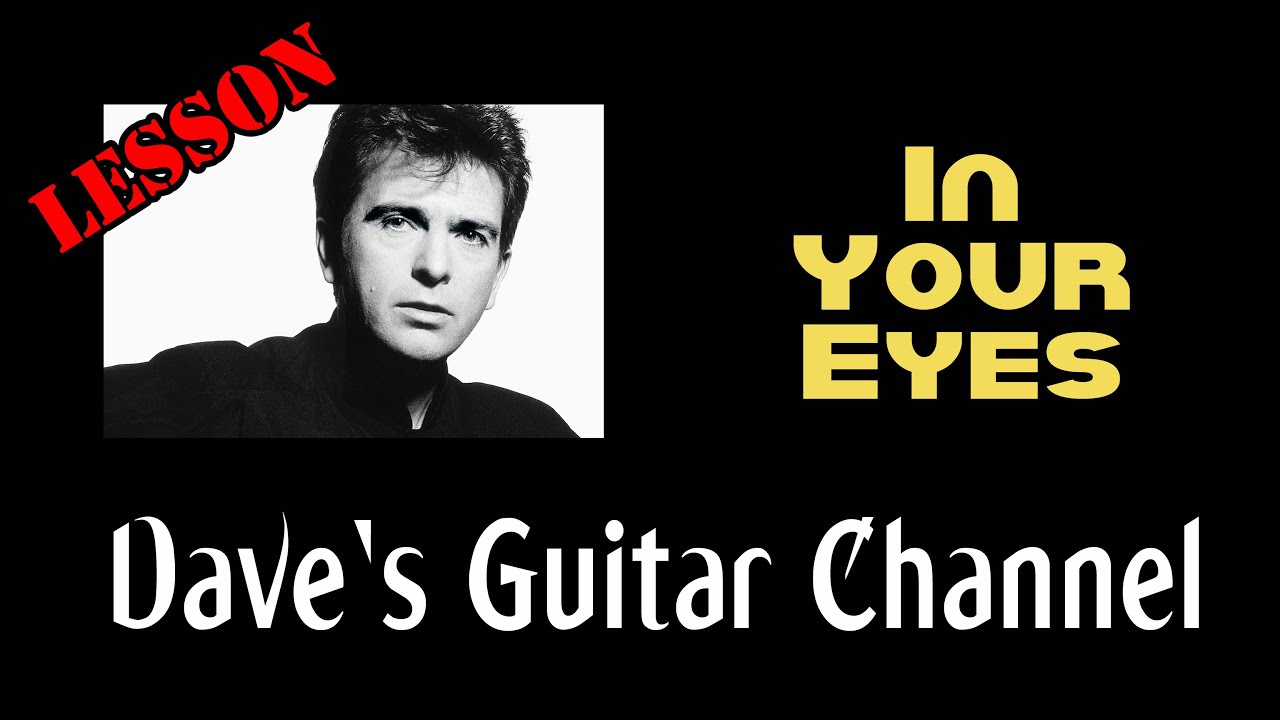 LESSON - In Your Eyes by Peter Gabriel - YouTube