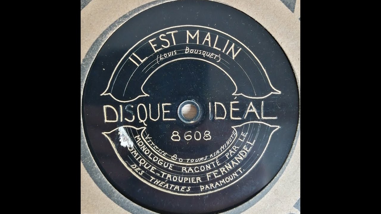 Fernandel " Il est malin " 1928 - YouTube