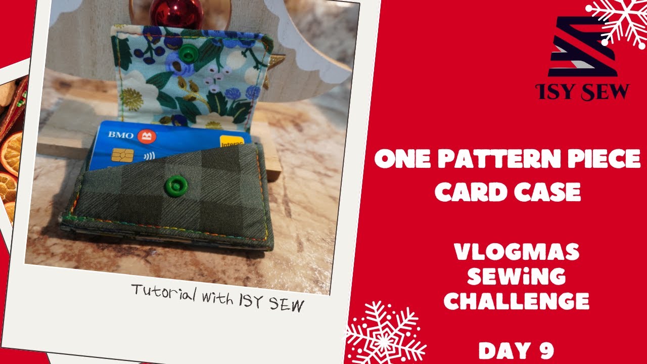 🧵 **DIY Card Case with Just ONE Pattern Piece! 💳 ** - YouTube