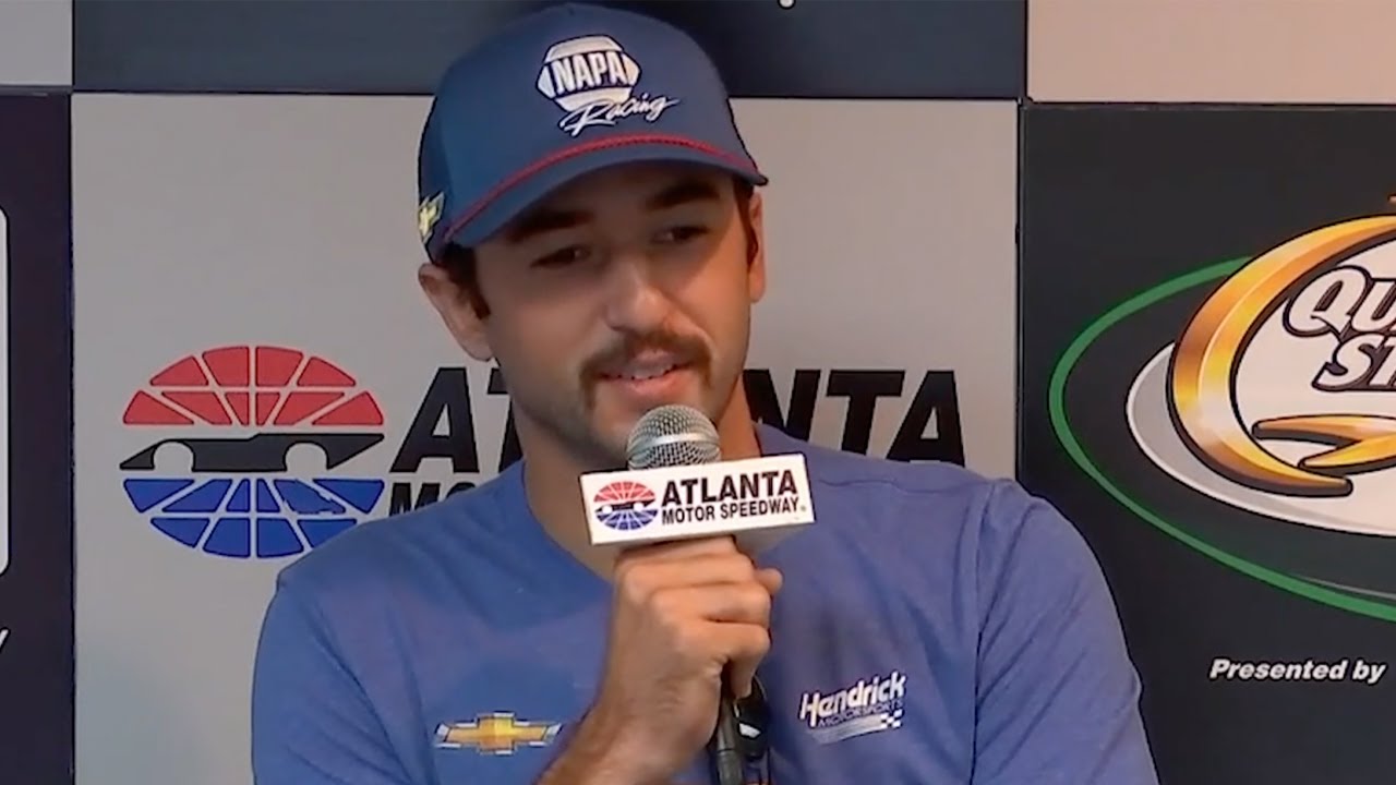Chase Elliott Explains New Mustache Look - YouTube