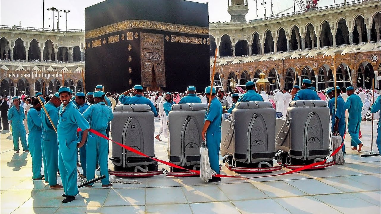 Masjid Al Haram Cleaning || Makkah Live || #masjidalharam #makkah # ...