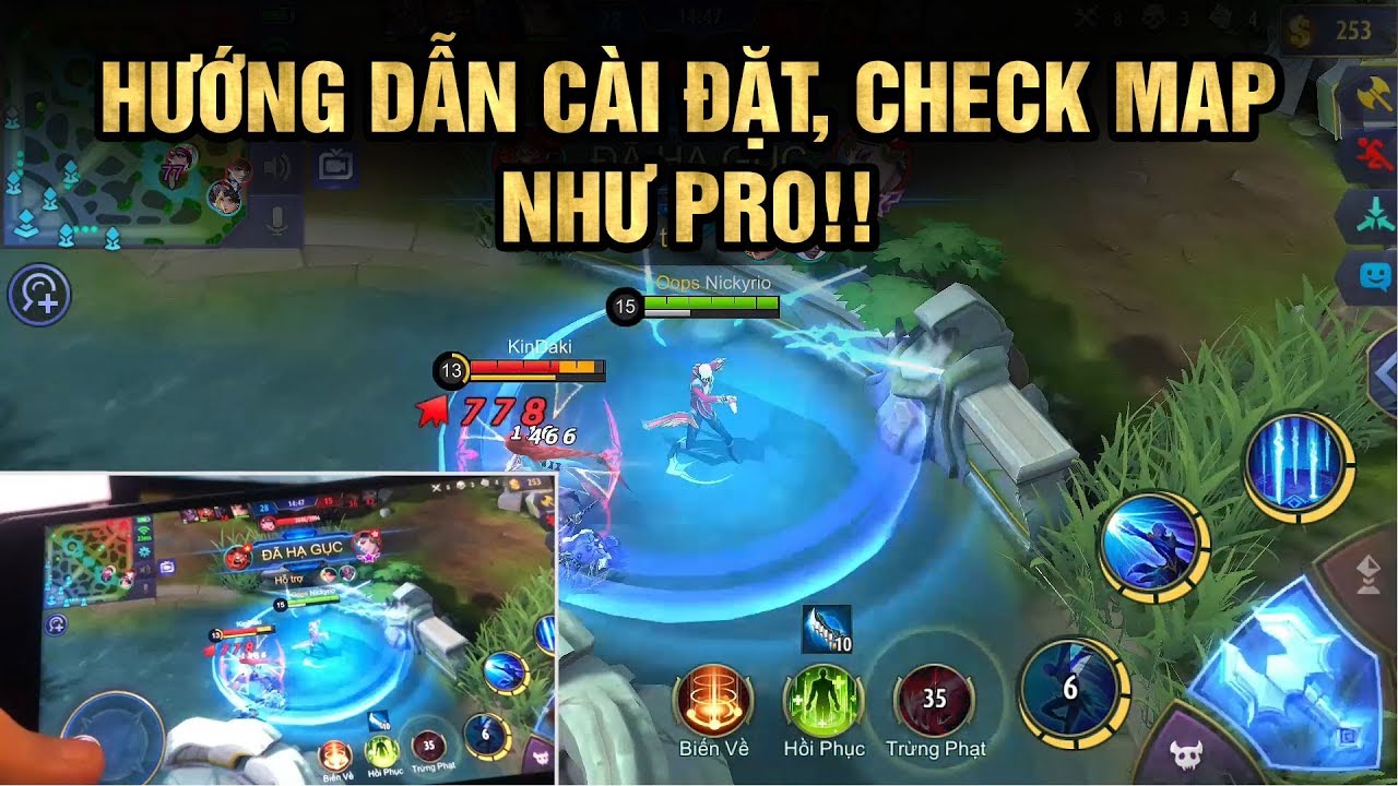 Cách Check Map Như Pro Trong Mobile Legends! Mẹo Cài Đặt Khóa Tướng ...