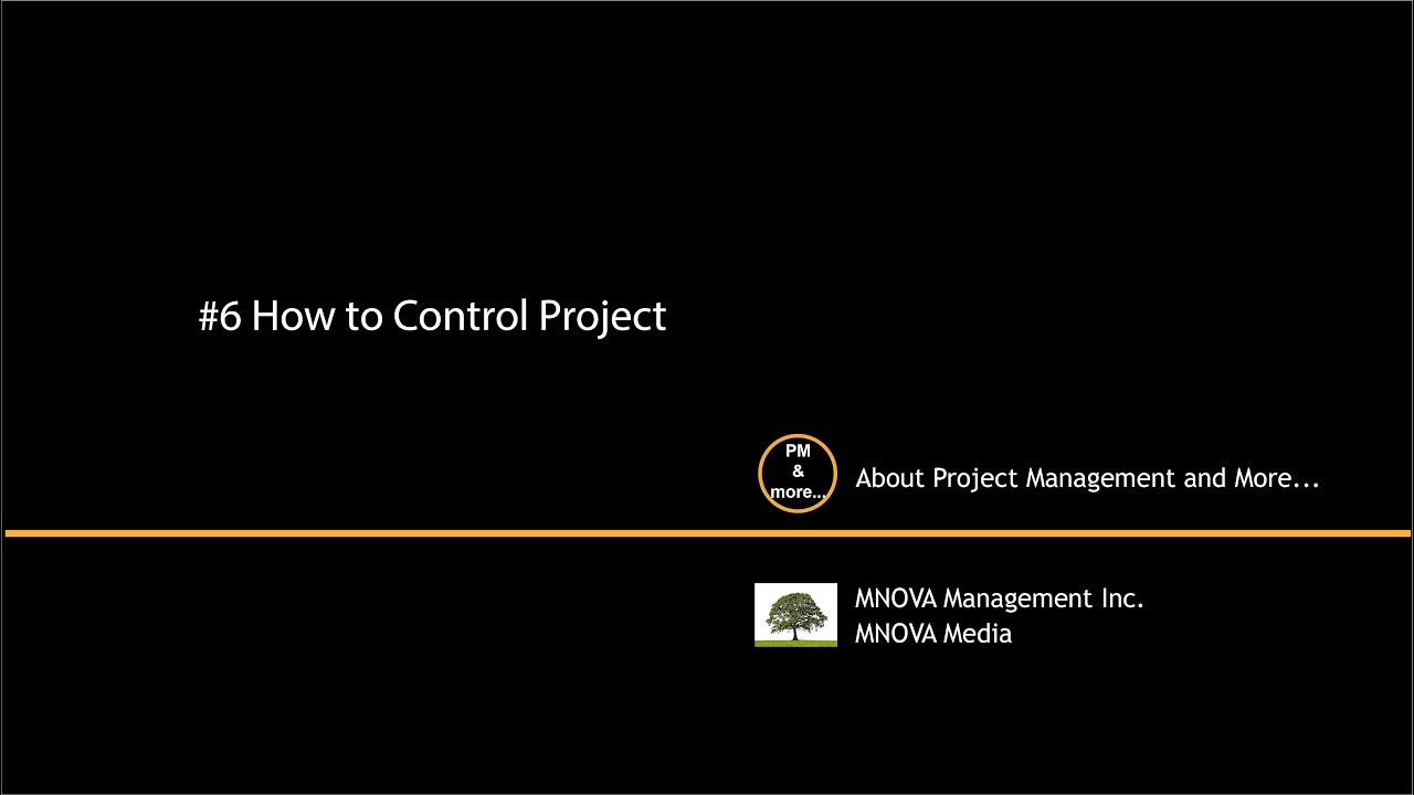 #6 How to Control Project - Part 1 - YouTube