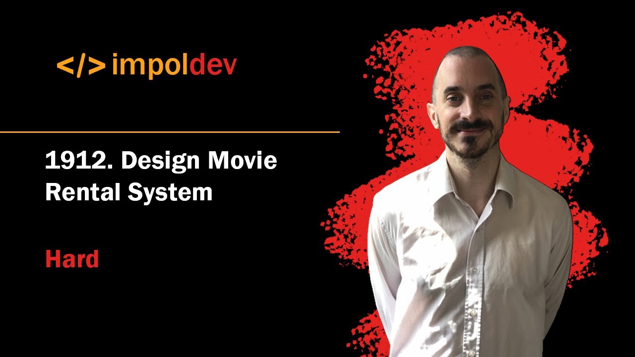 Design Movie Rental System | LeetCode 1912 - Python - YouTube