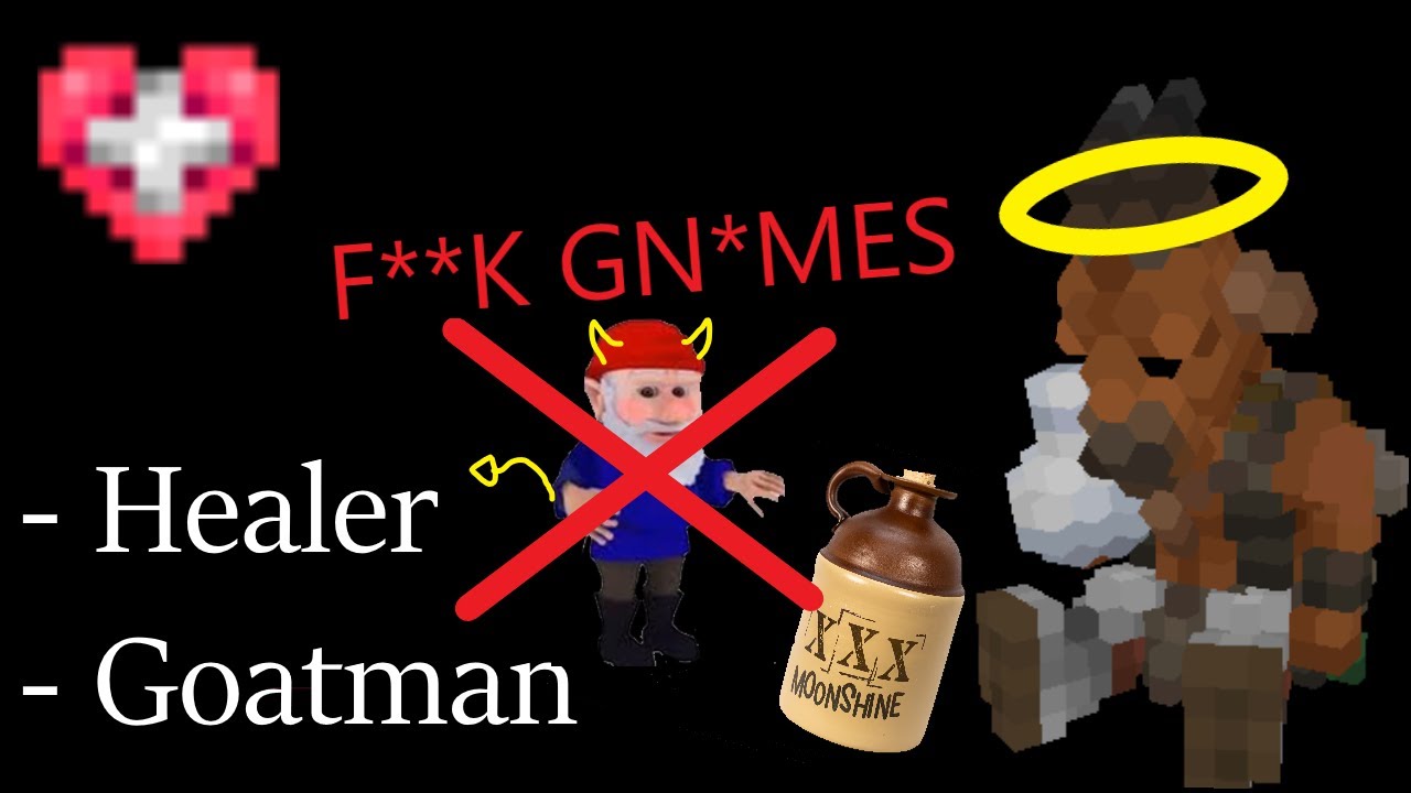 Gn*mes VS the GOAT (I am 40% weak to their attacks pls help) (Goatman ...