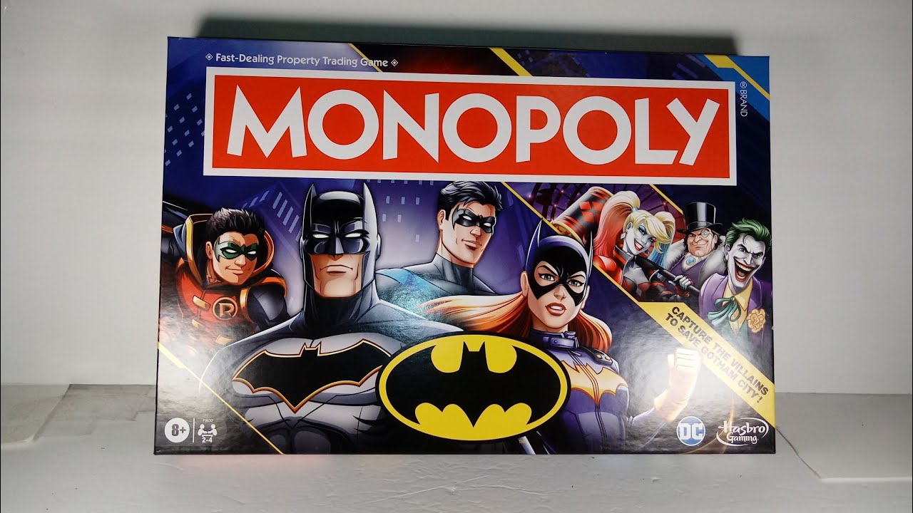 monopoly batman unboxing review - YouTube