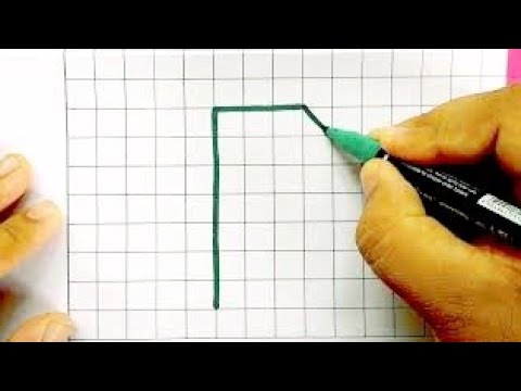 How to draw letter R in 3D easy | Easy Drawing Tutorial - YouTube