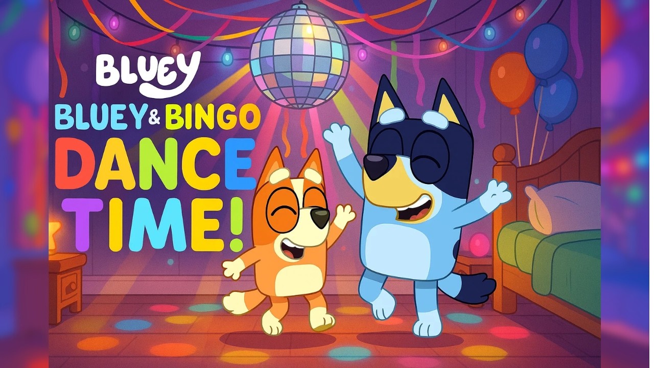 Bluey and Bingo Brain Break Song 🎶 | Fun Kids Dance Party | Exercise ...