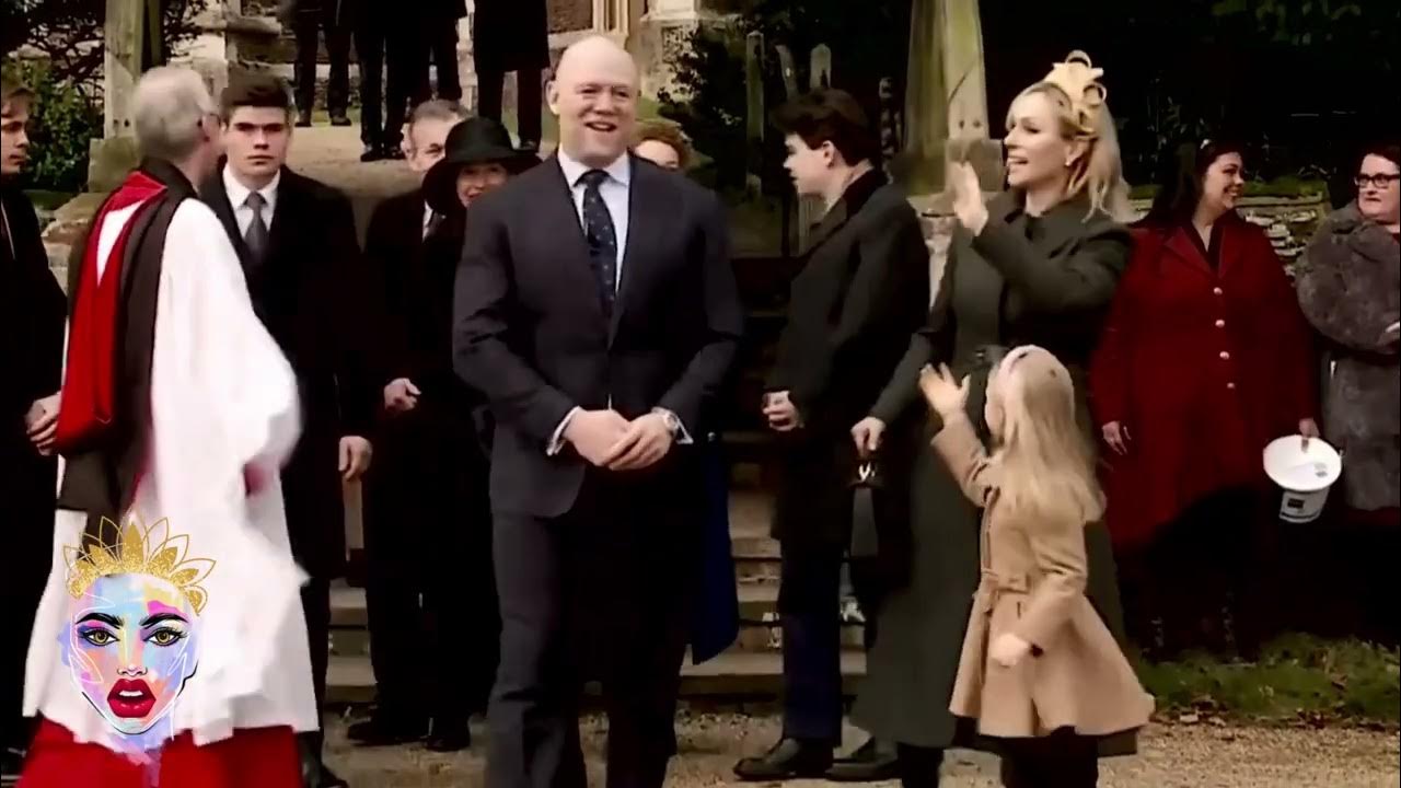 ADORABLE ROYAL FAMILY SERVICE AT SANDRINGHAM WALKABOUT 2023 🇬🇧 - YouTube