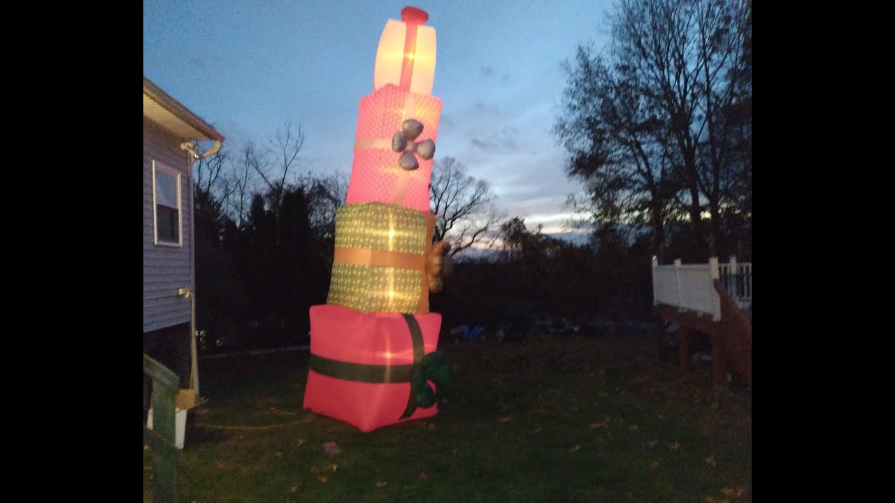 NEW FOR 2022 Gemmy Christmas Airblown Inflatable 20ft COLOSSAL Metallic ...