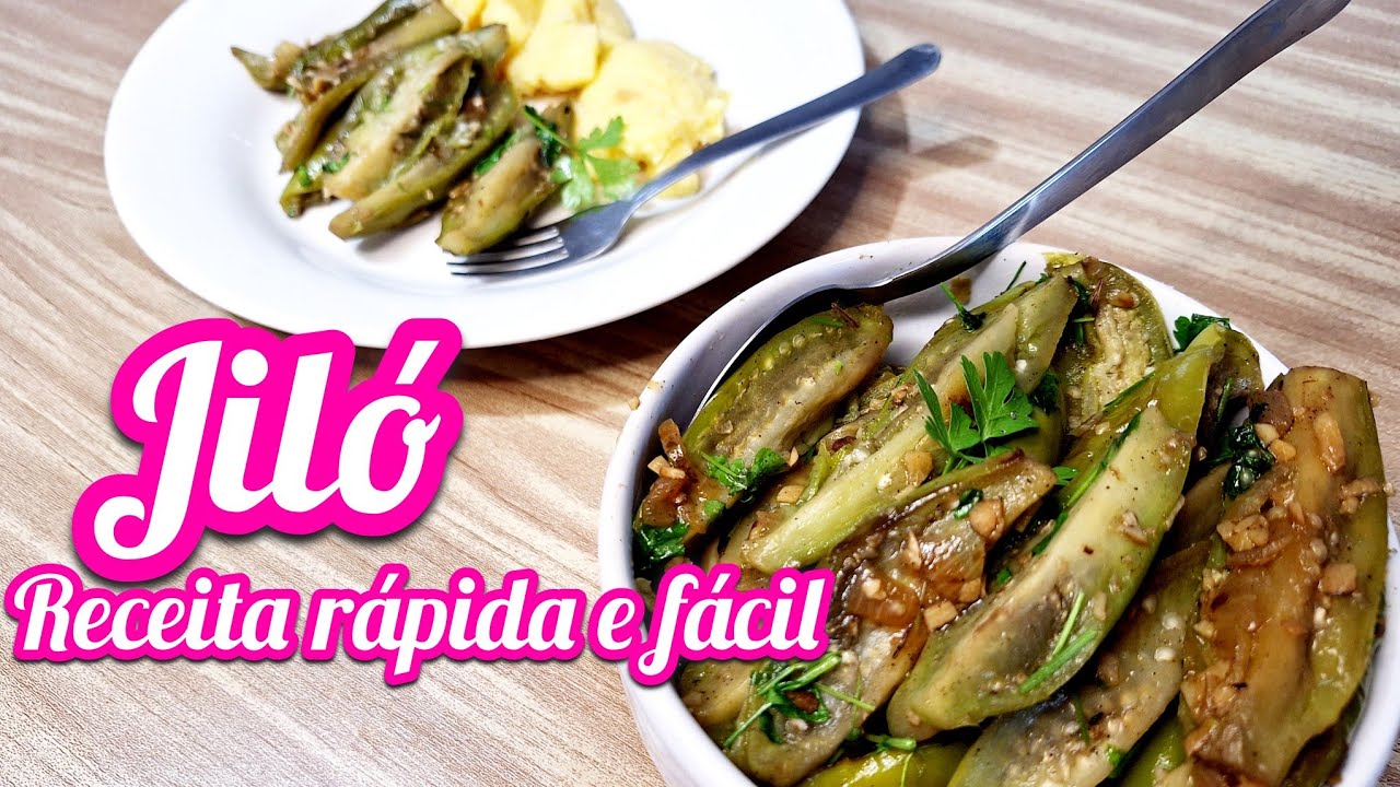Como fazer um Jiló Tradicional | Jiló de Restaurante | Fácil e Rápido ...