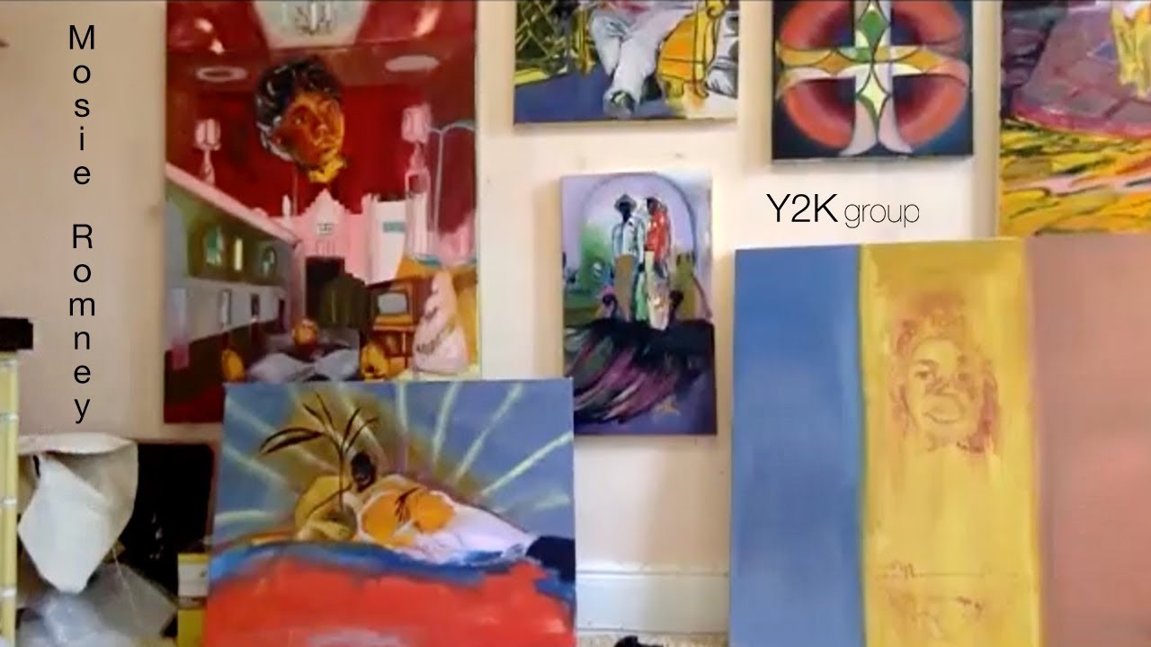 Studio visit with artist Mosie Romney - YouTube