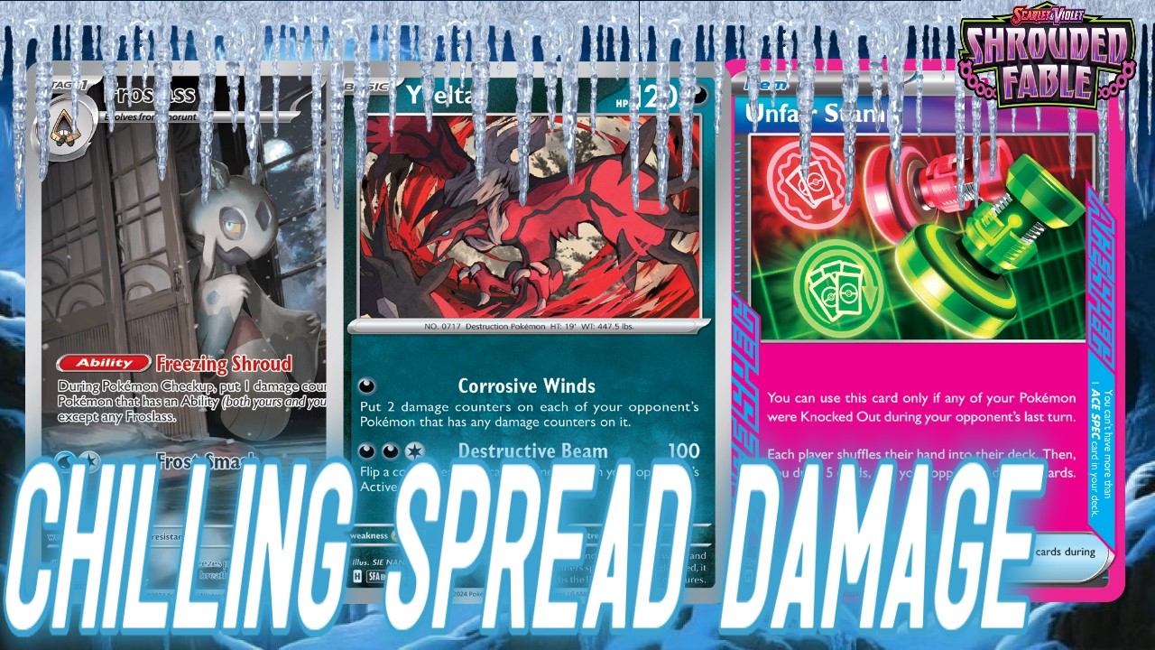 Froslass w/Yveltal Damage Spread Deck Takes Top 8 in Online Tournament - YouTube