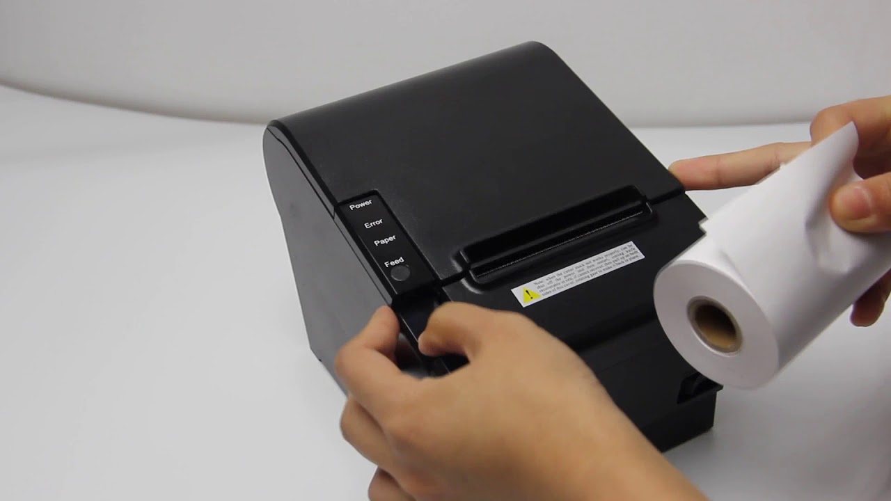 China High Quality 250mm/s Pos Thermal Printer 80mm Auto Cutter - YouTube