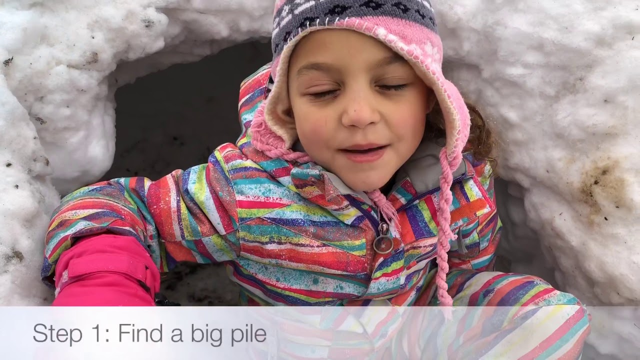 How to build a snow house - YouTube