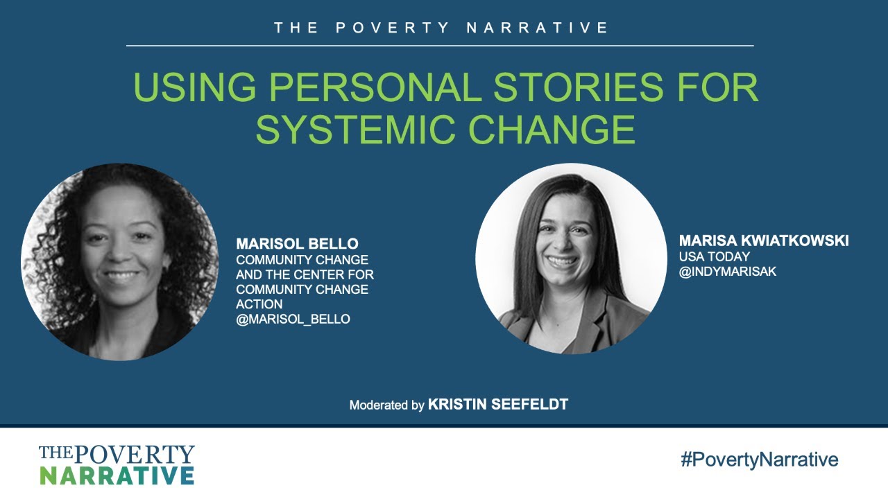 The Poverty Narrative: Using Personal Stories for Systemic Change - YouTube