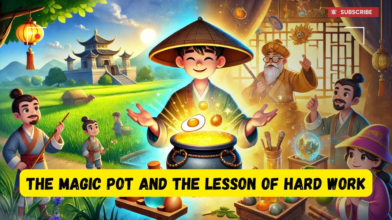 Magic Pot and Hard Work | Bedtime Stories for Kids in English | Fairy ...