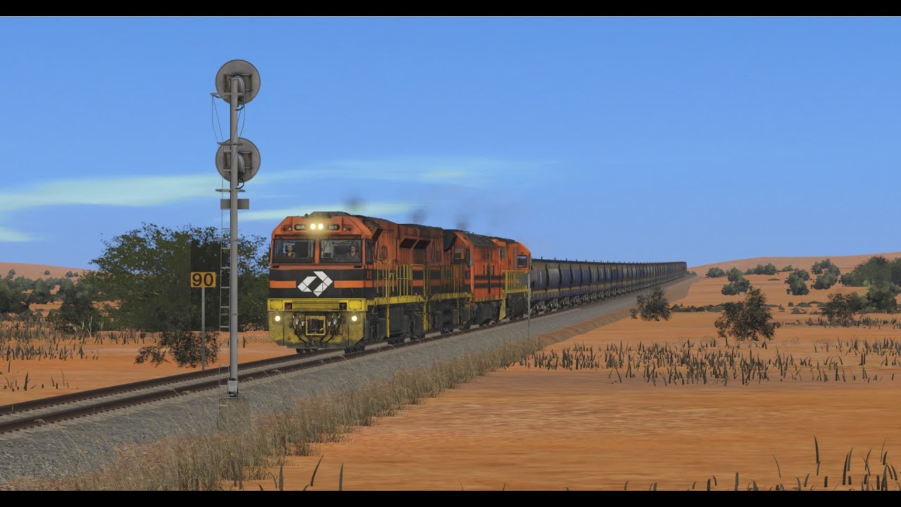 Lake Grace Rail Action (TRS22) - YouTube
