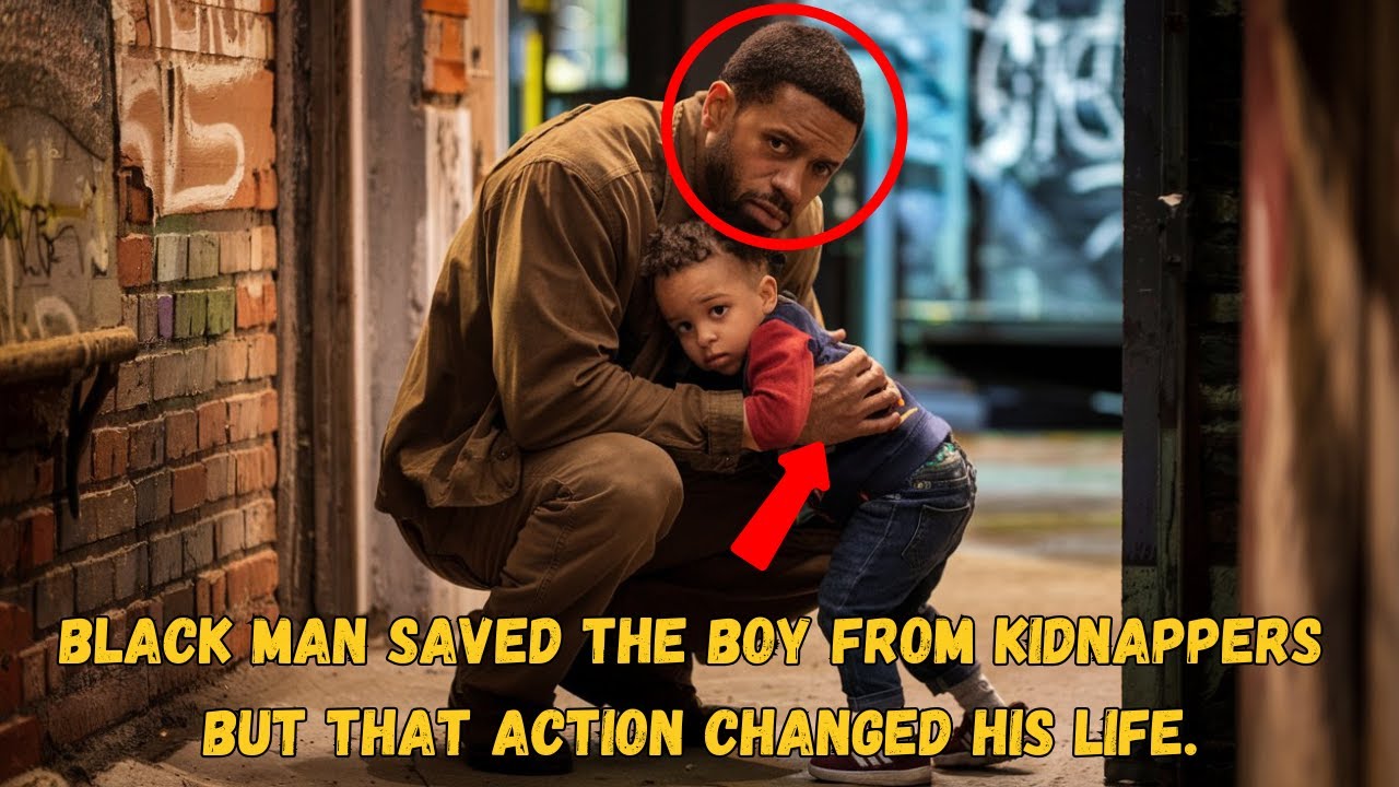 Black man 30 year old saved the boy from kidnappers But that action ...