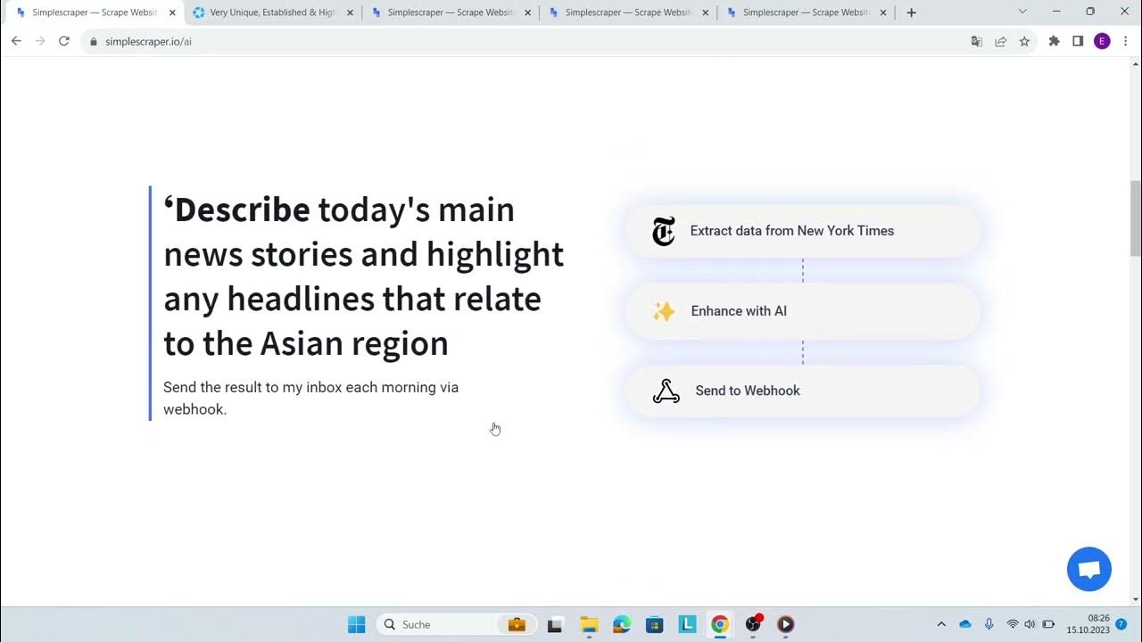 How to use SimpleScraper AI to help you find business opportunities (crawling, deep scraping, AI ...