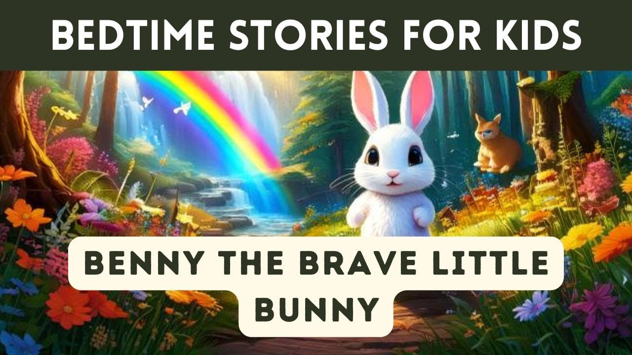 Bedtime Story for Kids in English | Benny the Brave Little Bunny ...