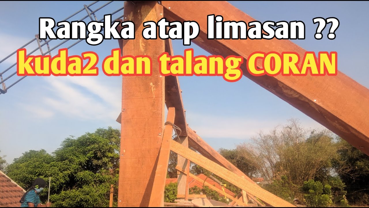Cara membuat BEKISTING dan COR atap limas kolom praktis beserta talang ...