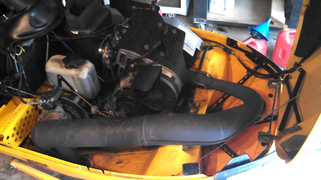1997 MXZ 440 Engine running - YouTube