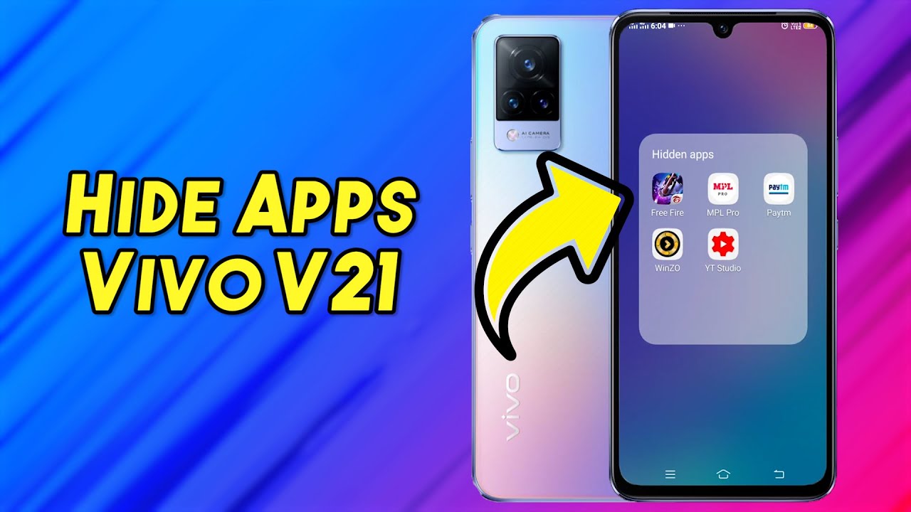 How to Hide Apps in Vivo V21 l Vivo V21 Tips and Tricks 2021 - YouTube