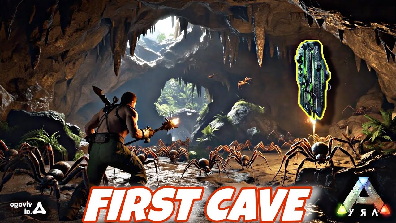 Easy Cave😁 || First Artifact 😲 || EP-07 || Ark Survival Evolved ...