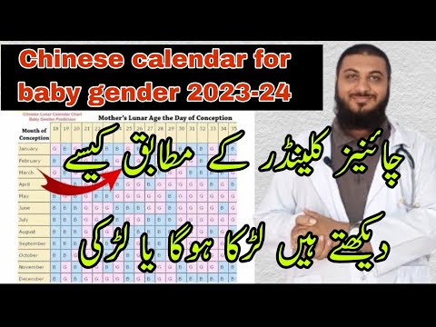 Chinese calendar baby Gender 2023 | 2024 calendar