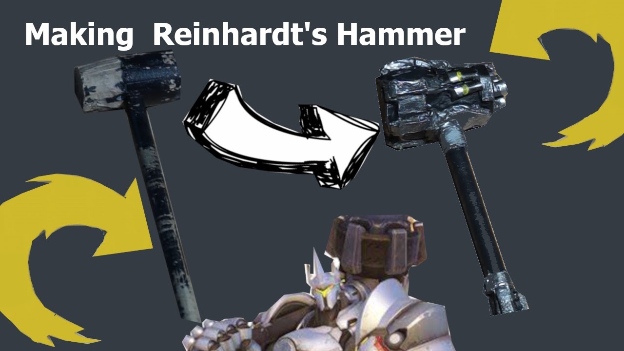 Making Reinhardt's Rocket Hammer Out Of A Mallet - YouTube