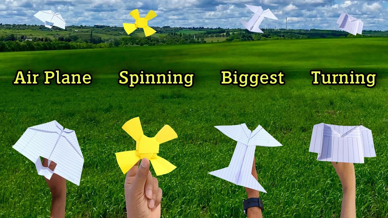 best 4 flying plane toy, paper flying helicopter toy, best 4 toy plane ...