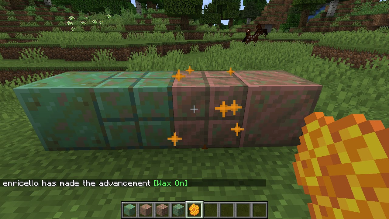 Minecraft How to Wax Copper Blocks - YouTube