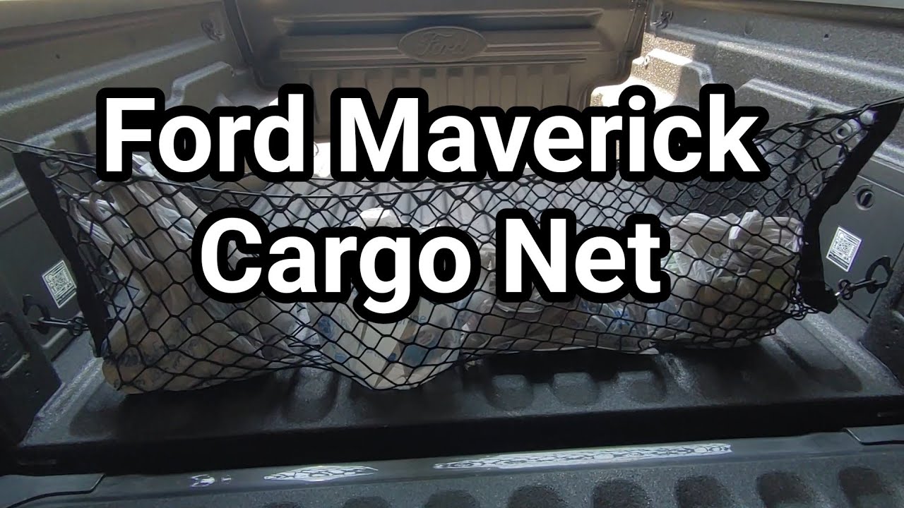 Ford Maverick cargo net bed divider organizer - YouTube