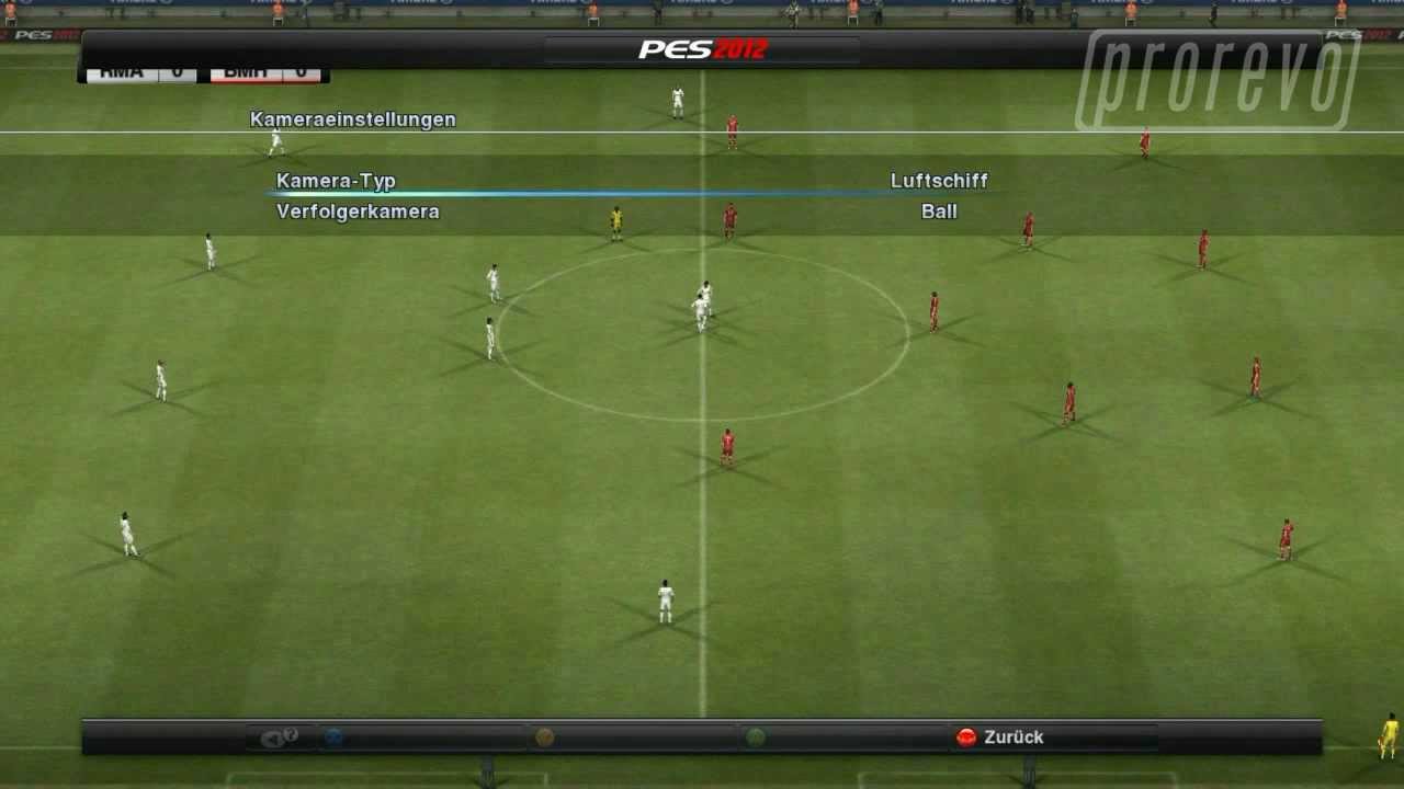 PES 2012 - Kameraperspektiven / camera angles (Review Code) 720p HD ...