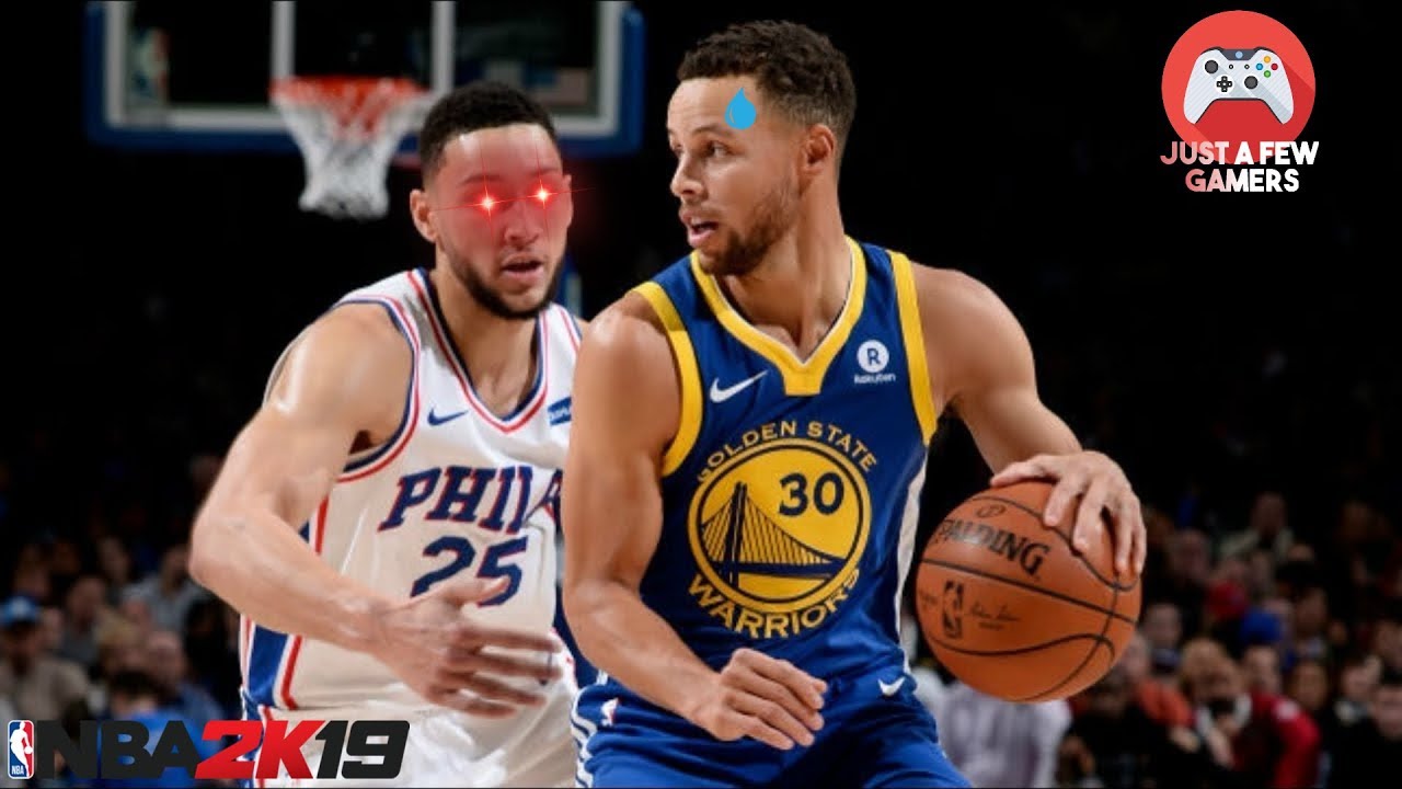 NBA 2K19 All-Star Team up- Steph Curry vs Ben Simmons Playoff/Finals ...