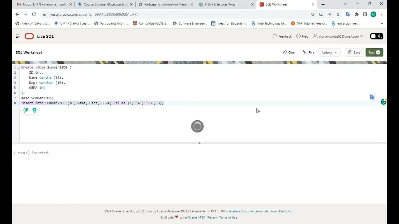 SQL: How to insert values into table - YouTube