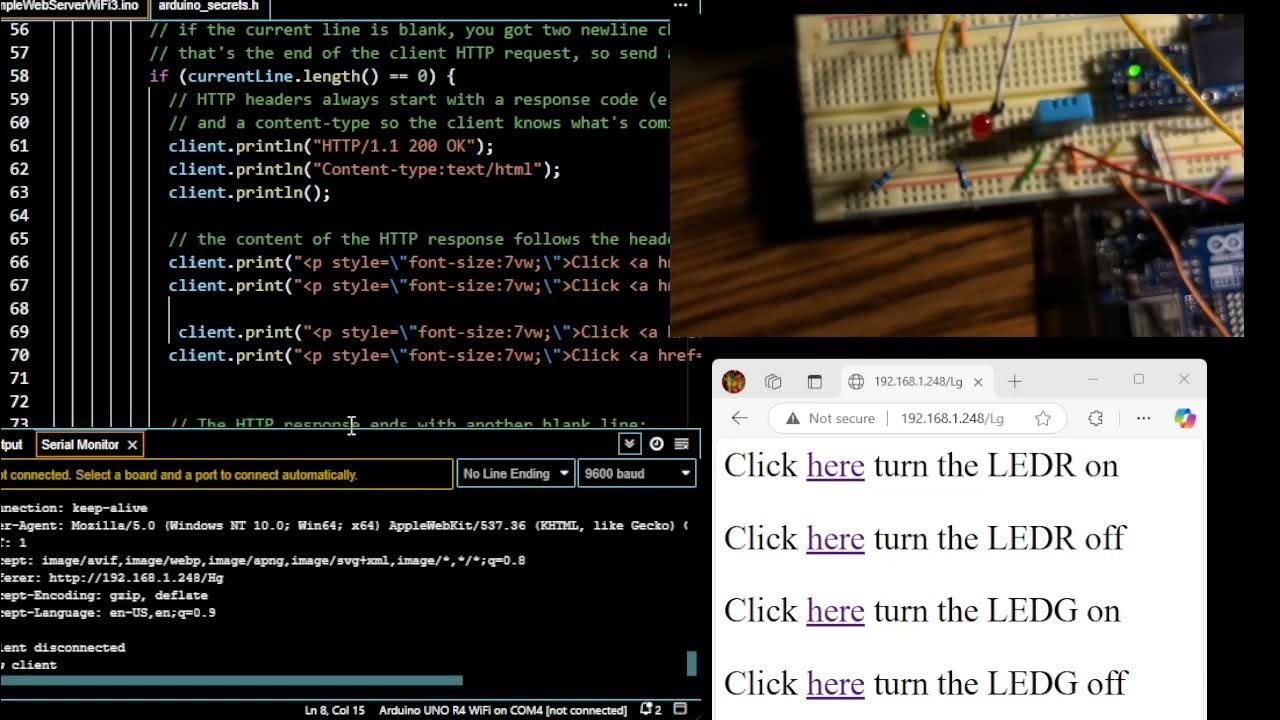 Homework for Arduino Uno R4 WiFi LESSON 62: First Look at WiFi on the Arduino Uno R4 - YouTube