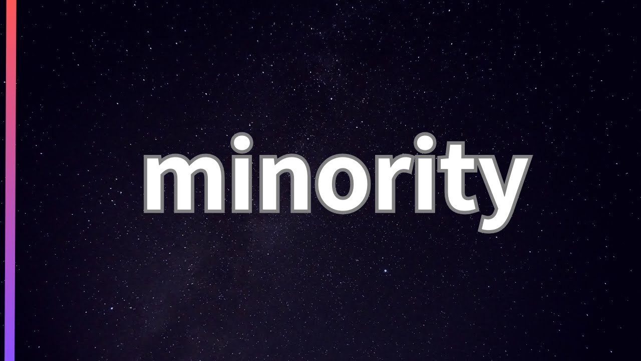 minority - YouTube