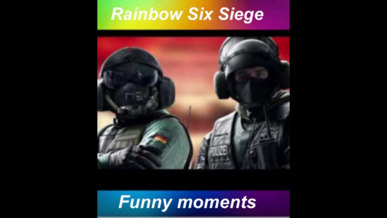 Rainbow Six Siege Funny Moments - YouTube