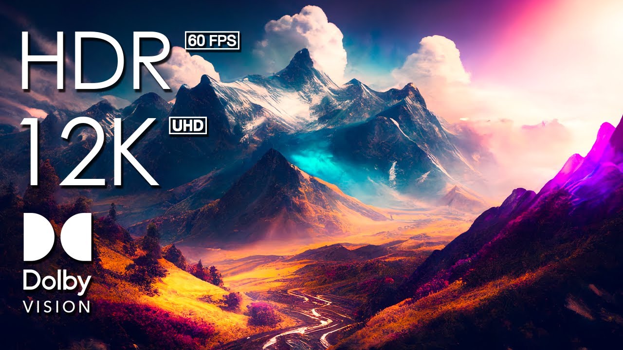 12K HDR 60FPS DOLBY VISION - LUMINOUS LANDSCAPES - DRONE VIEW - YouTube