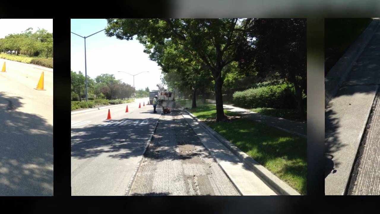 Asphalt Street Trench Paving in Tracy, California - YouTube