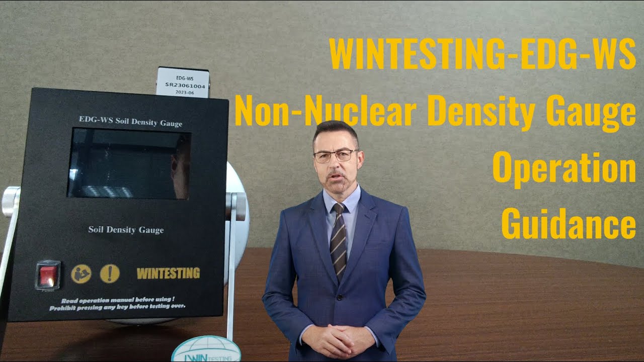 WINTESTING-EDG-WS Non-Nuclear Density Gauge Operation Guidance - YouTube