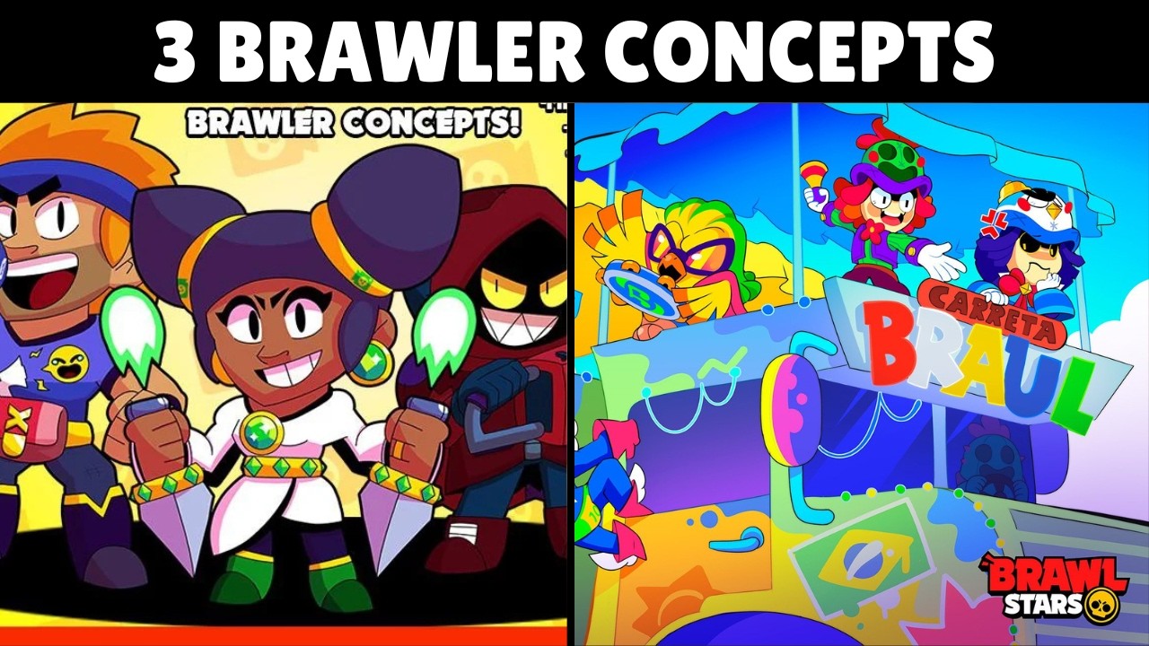 3 NEW Brawler Concepts & Carreta Braul Skins?! - YouTube